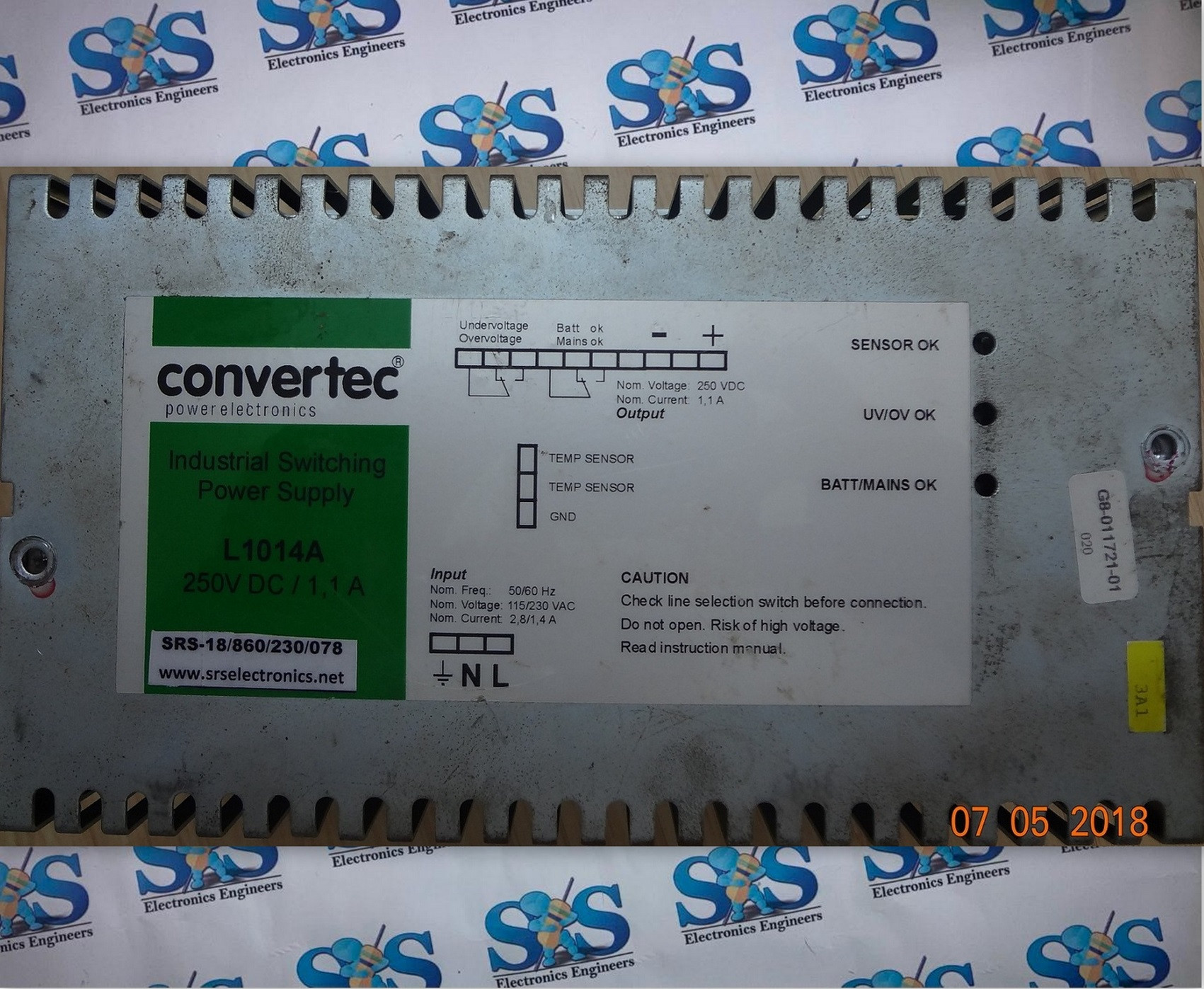 Convertec Power Electronics Make Industrial SMPS (L1014A)